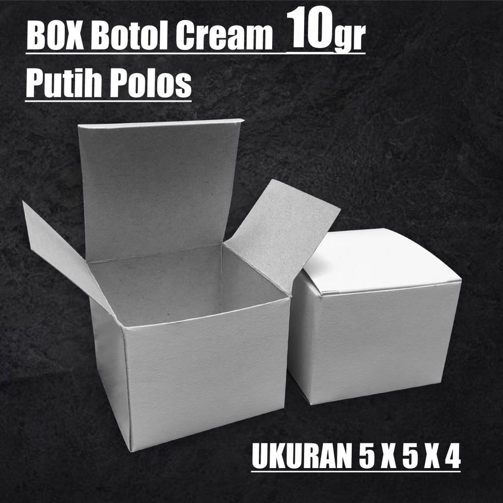 Plain cream Box/cream Bottle Packaging/Cosmetic Box 10gr/plain 5x5x4 ...