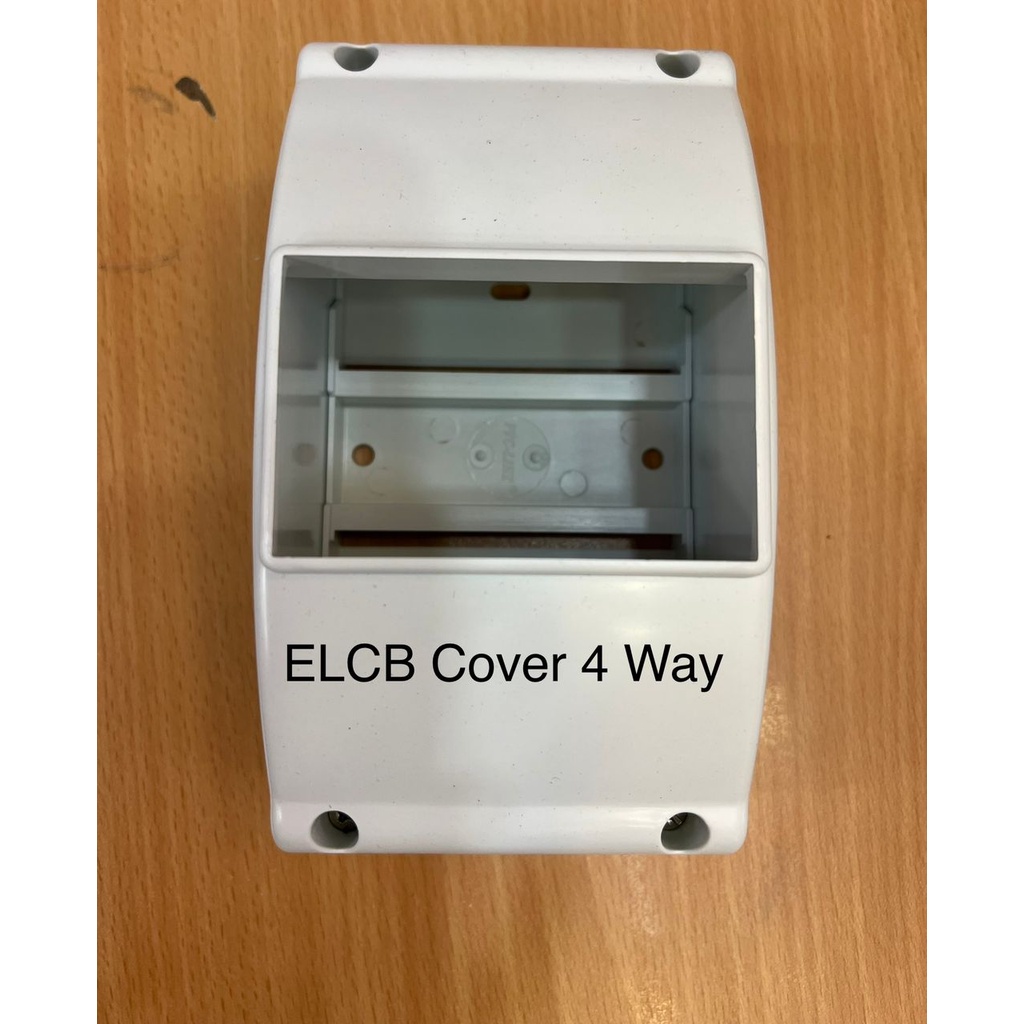 Pvc Link ABS 2 & 4 Way ELCB / MCB Box Cover White | Shopee Malaysia