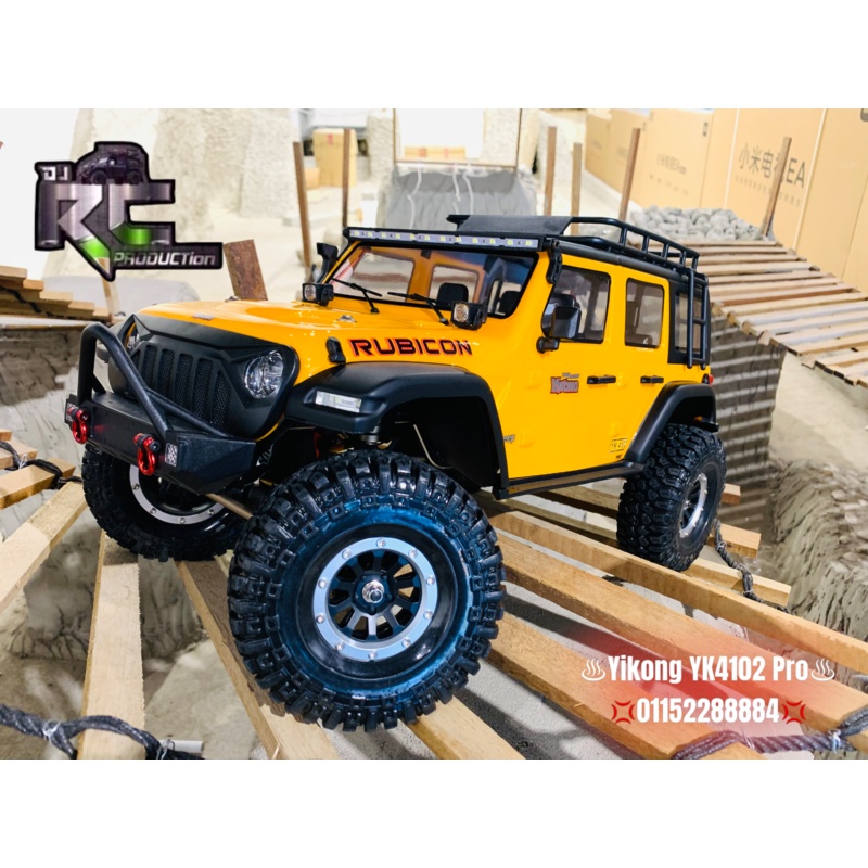 DjRC N9💢YiKong RC YK4102 Pro💢Yi Kong 1/10 Scale With Hi Low Speed With Diff Lock Front Back LED ...
