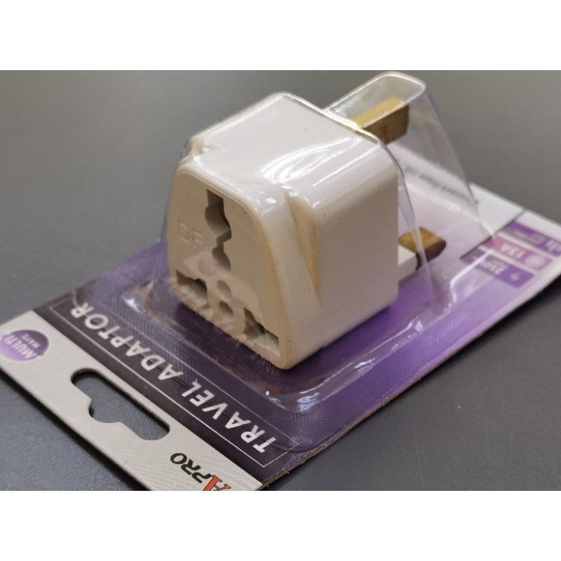 APRO 3-Pin Travel Adaptor (UK Pin) | Shopee Malaysia