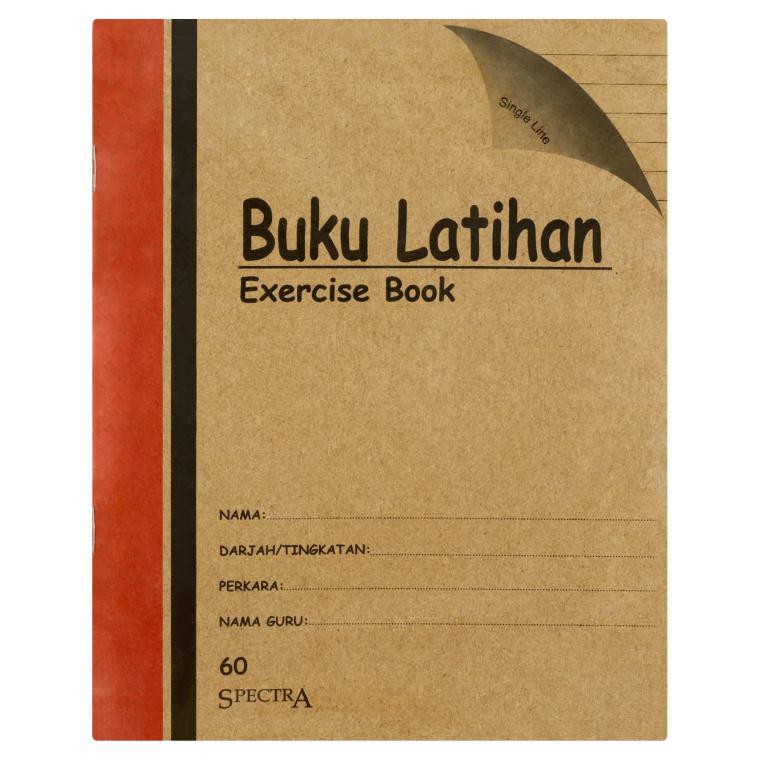 Exercise Book Single Line - 80's / 100's / 120's / 200's - 1 packet ...