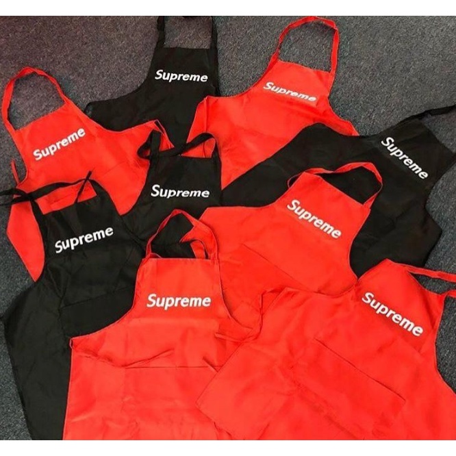 Spreme Apron Unisex Cotton - Apron Dapur Barber Lelaki Perempuan ...