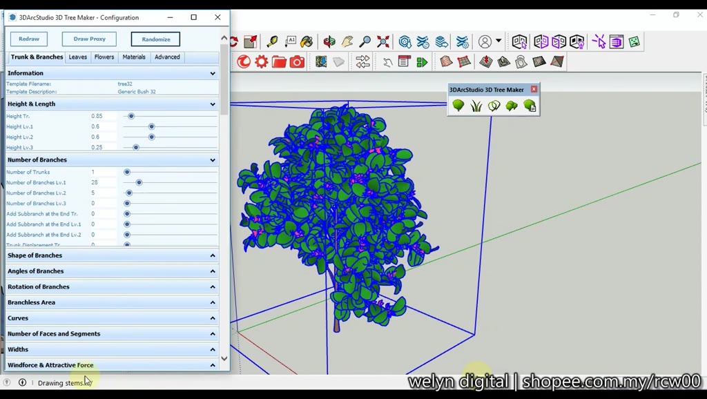 SketchUp Extension 2025 3D Tree Maker - Instant Generate of Your ...