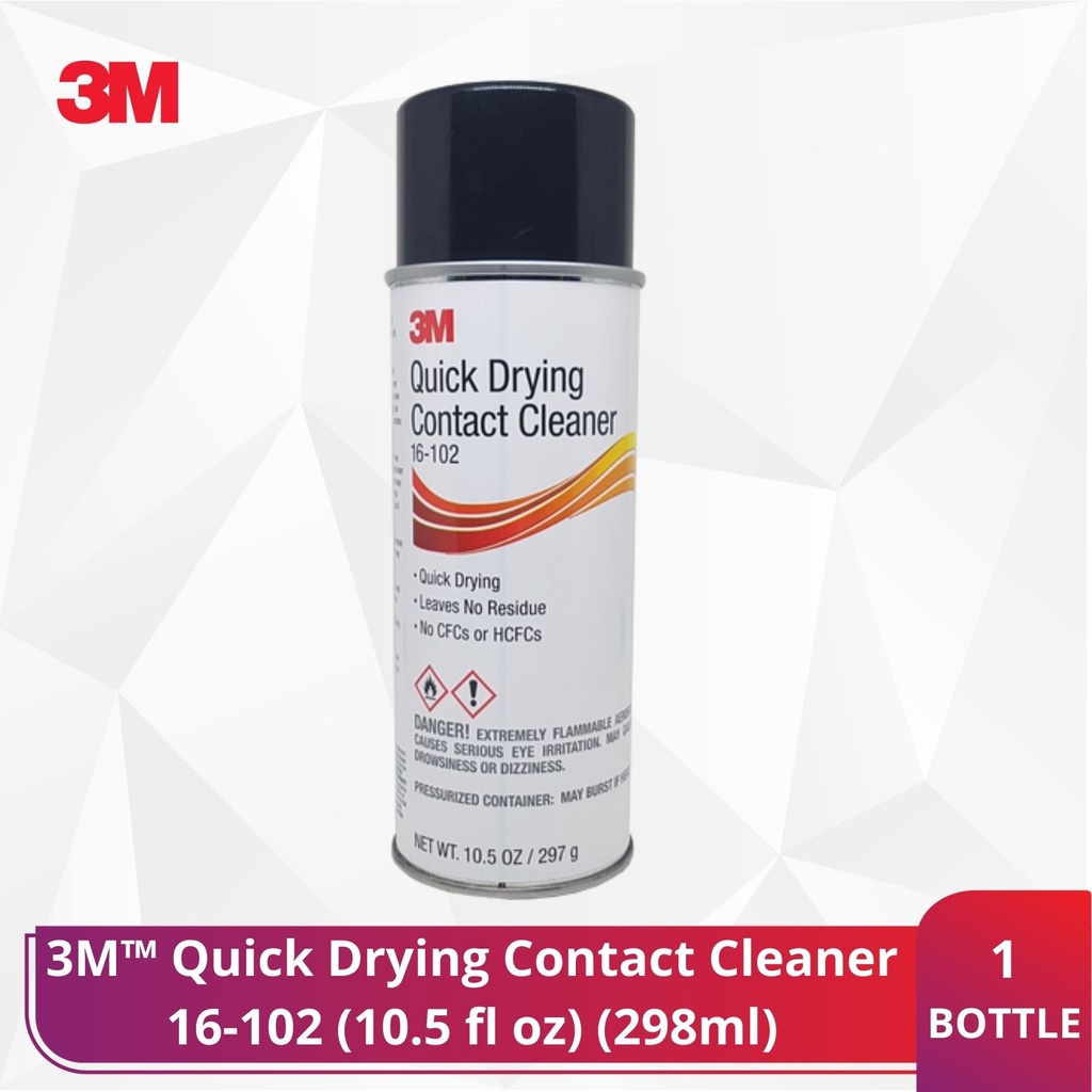 3M Quick Drying Contact Cleaner 16-102, 10.5 fl oz (298ml) | Shopee ...