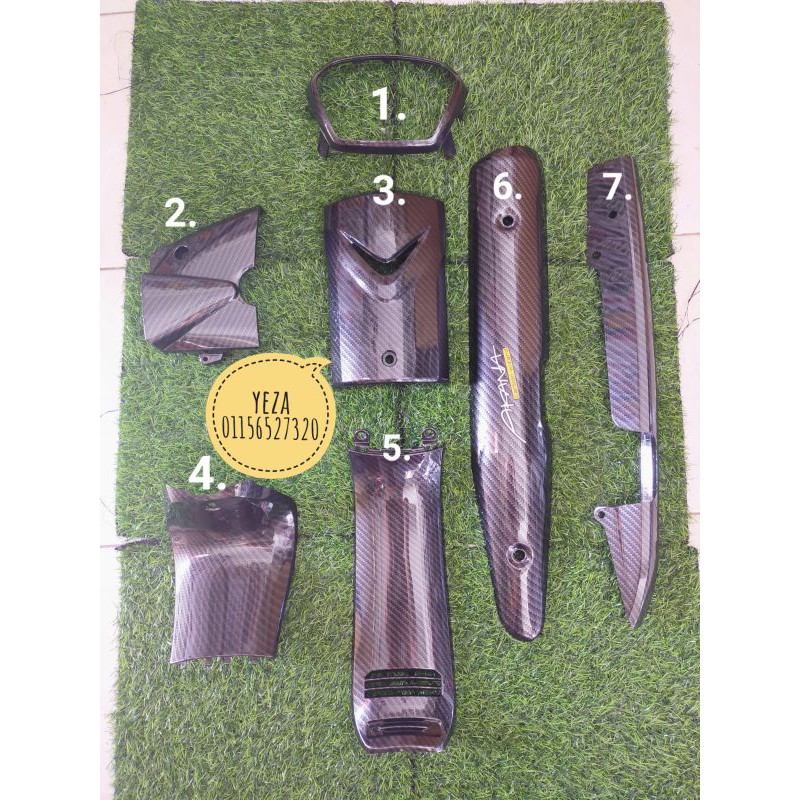 carbon set combo set-wave dream supercub original thailand | Shopee Malaysia