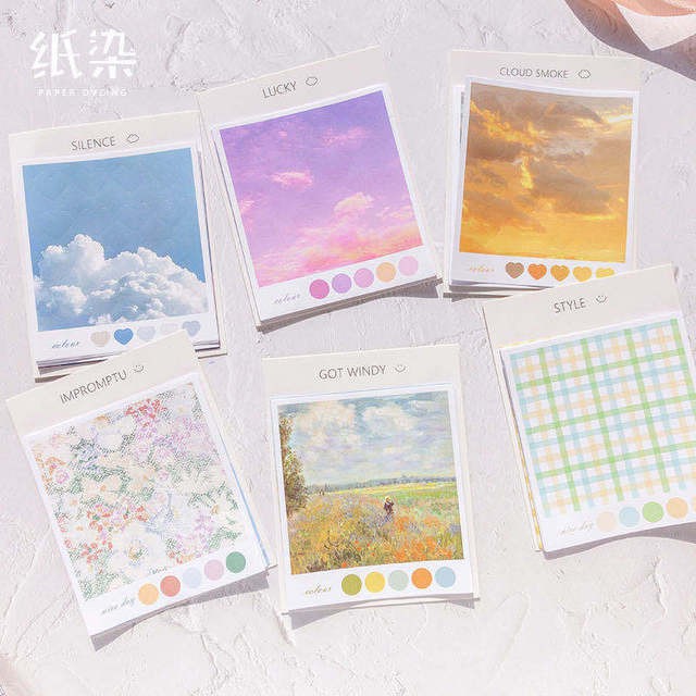 (ST022) Sticker Set with many shapes according to painting color ...