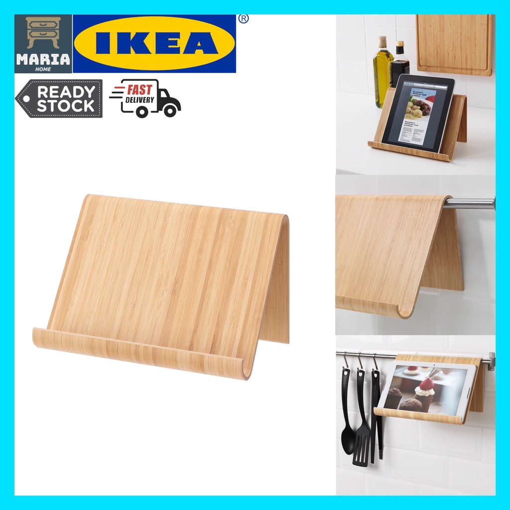 IKEA VIVALLA Tablet Stand, Bambo, 26x17cm | Shopee Malaysia