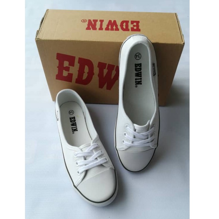 Edwin White School Shoe Original EW220 | Shopee Malaysia