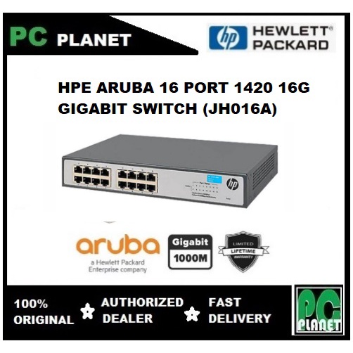HPE ARUBA 16 PORT 1420 16G GIGABIT SWITCH (JH016A) | Shopee Malaysia