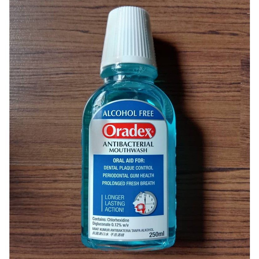 [READY STOCK] Oradex 250ml Antibacterial Mouthwash / Ubat Kumur ...