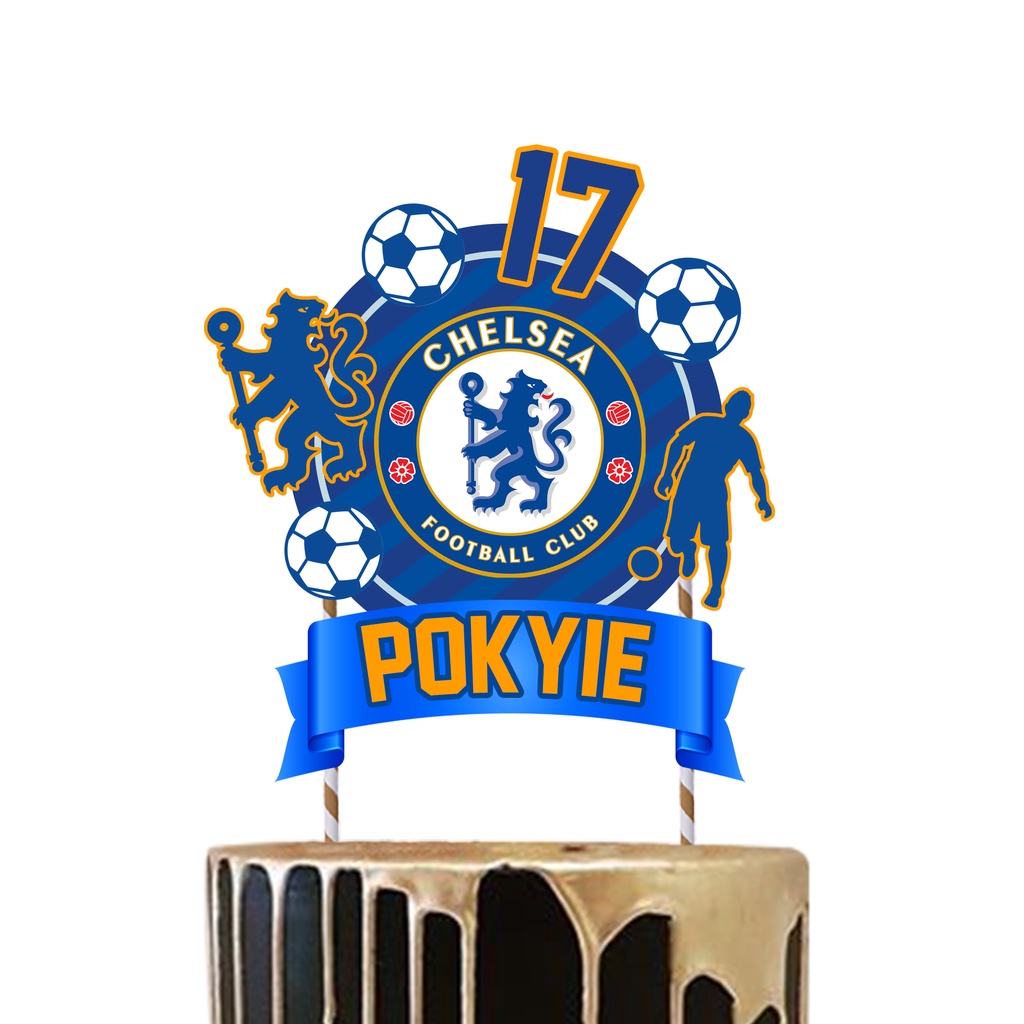 CHELSEA CAKE TOPPER BIRTHDAY | Shopee Malaysia