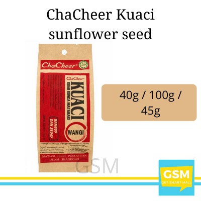Cha Cheer Kuaci Wangi / Sunflower Seed (40g/100g/45g) Chacheer | Shopee ...