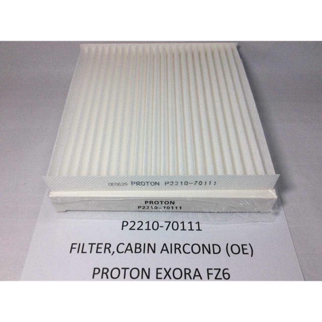 P2210-70111 CABIN AIRCOND FILTER FOR USE ON: PROTON EXORA | Shopee Malaysia
