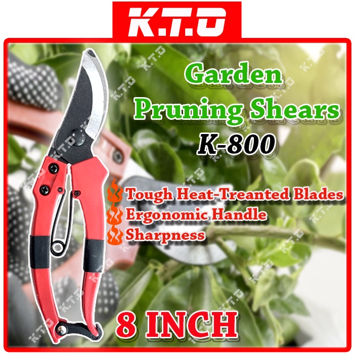 8 Inch Pruning Shear Garden Tree Cutting Grafting K-800 / Gunting ...