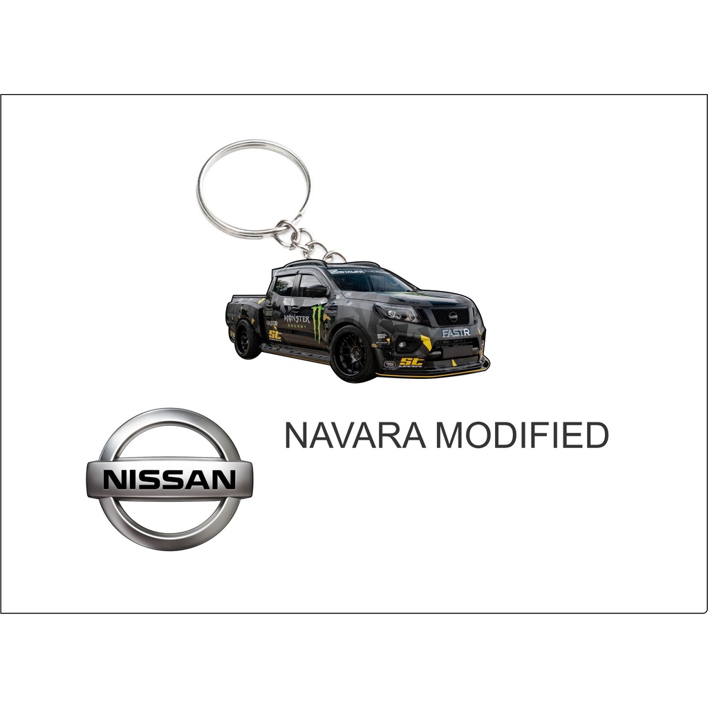 NISSAN navara modified black keychain 2d | Shopee Malaysia