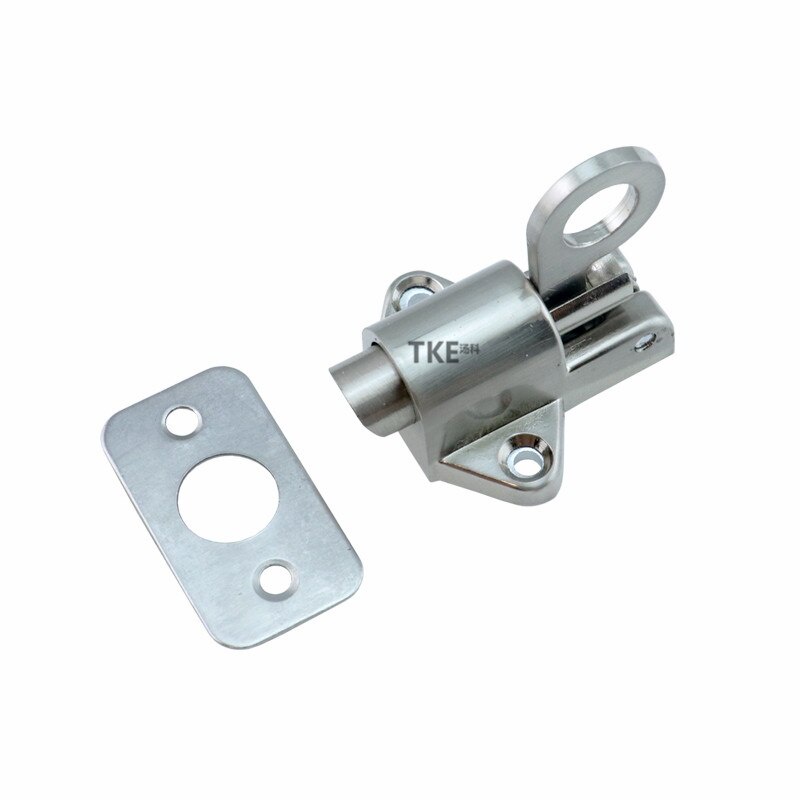 Security door gate latch Aluminum Pull Ring Spring Bounce window Bolt ...