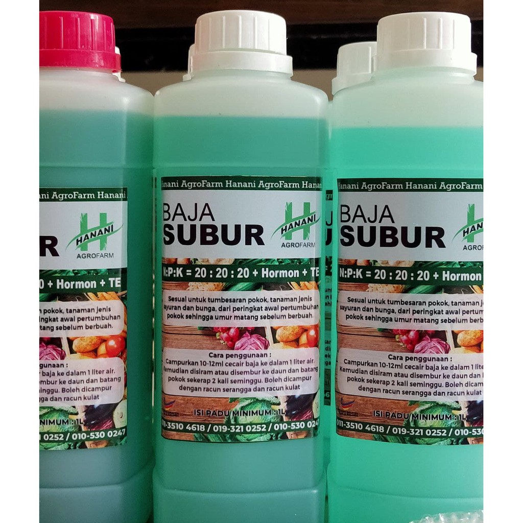 Baja Subur NPK 20-20-20 Hanani Agro Farm setanding baja yaramilla ...