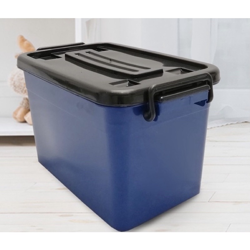 BIG SIZE STORAGE BOXES WITH ROLLER BEKAS SIMPANAN ADA RODA | Shopee ...