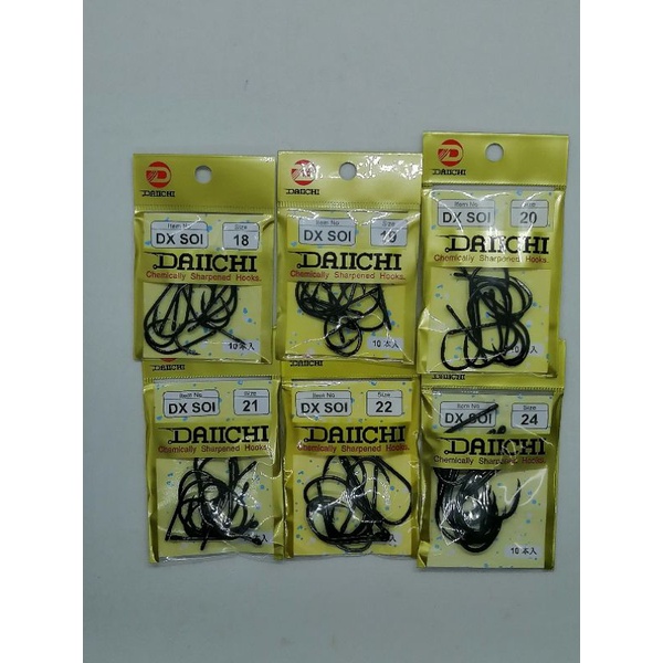 DAIICHI DX SOI CHEMICALLY SHARPENED HOOKS. | Shopee Malaysia