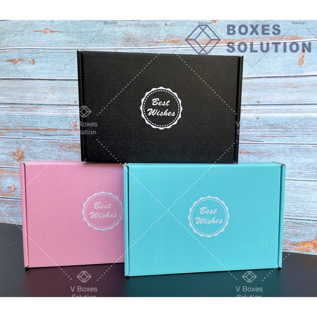 AVAILABLE NOW IN IPOH!! "Best Wishes" Colour Gift Box Craft Paper Box ...