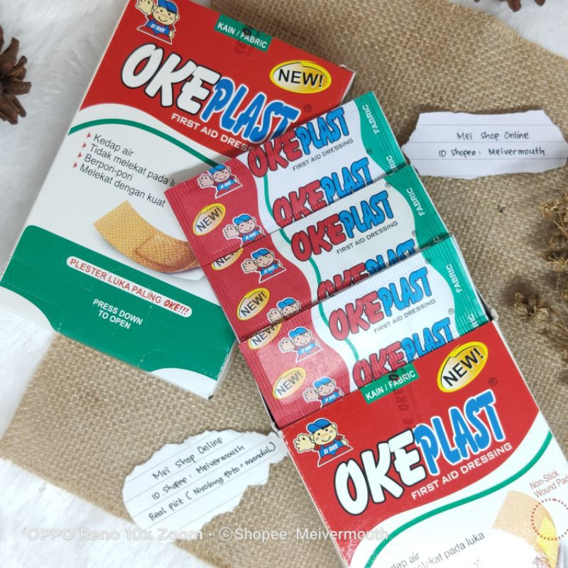 Wound Plaster / Handiplast Okeplast TER price is for 100 pcs | Shopee ...