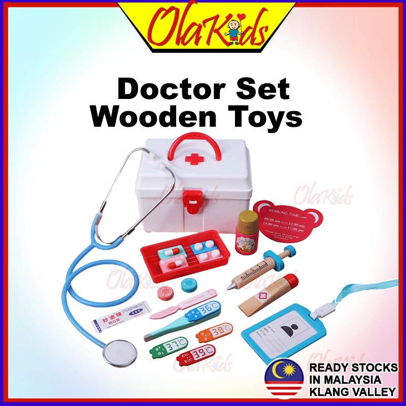OLAKIDS Pretend Play Toys Doctor Toy Set Doctor Play Set for Kids ...
