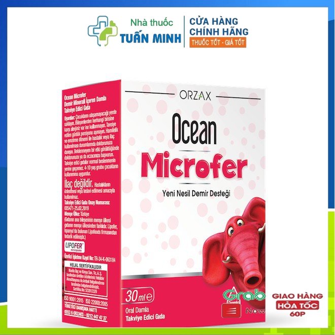 Ocean Microfer Drink Syrup Support Iron Supplement, Improve Anemia For ...