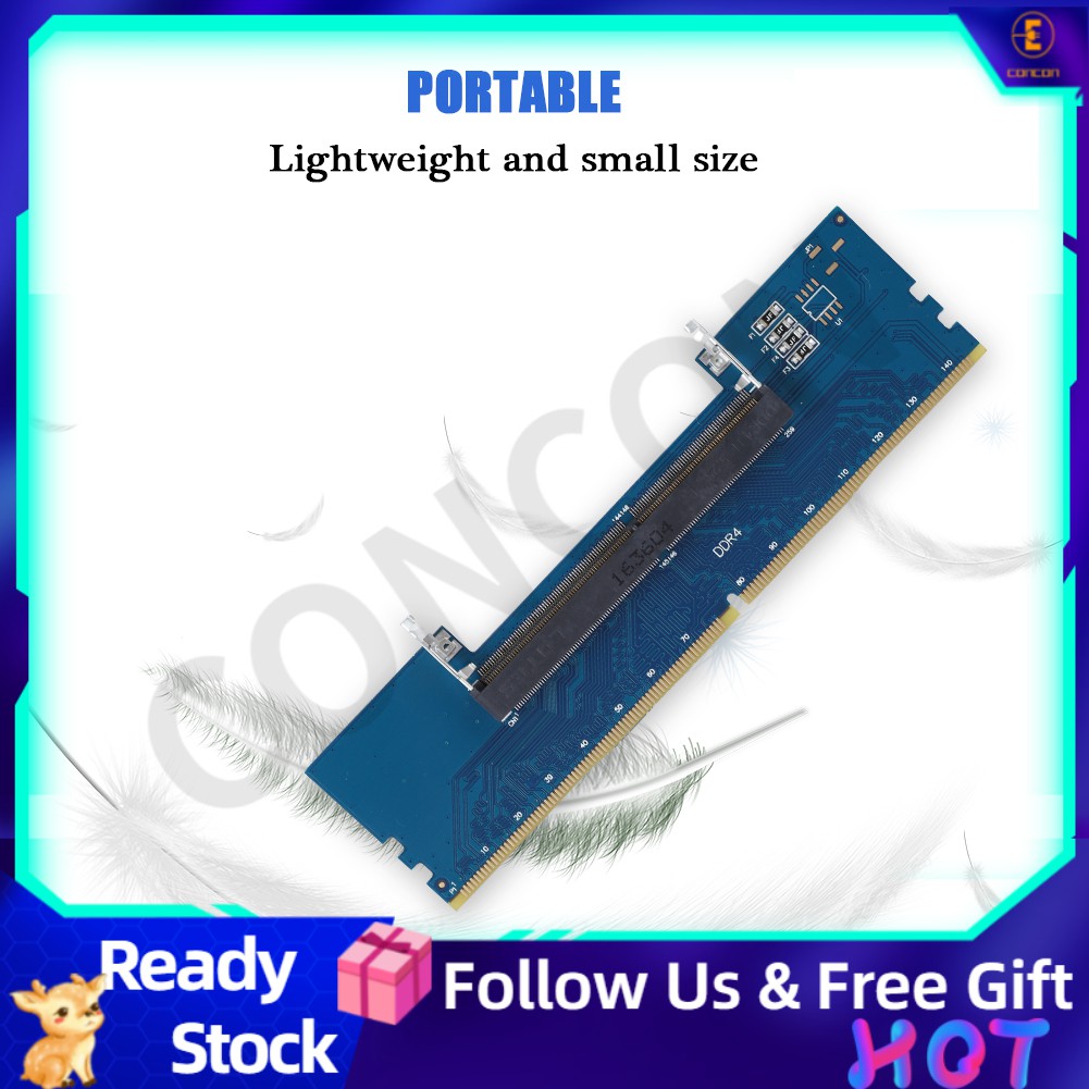 [READY STOCK] DDR4 PC4 Laptop SODIMM Slot to Desktop Memory DIMM RAM ...
