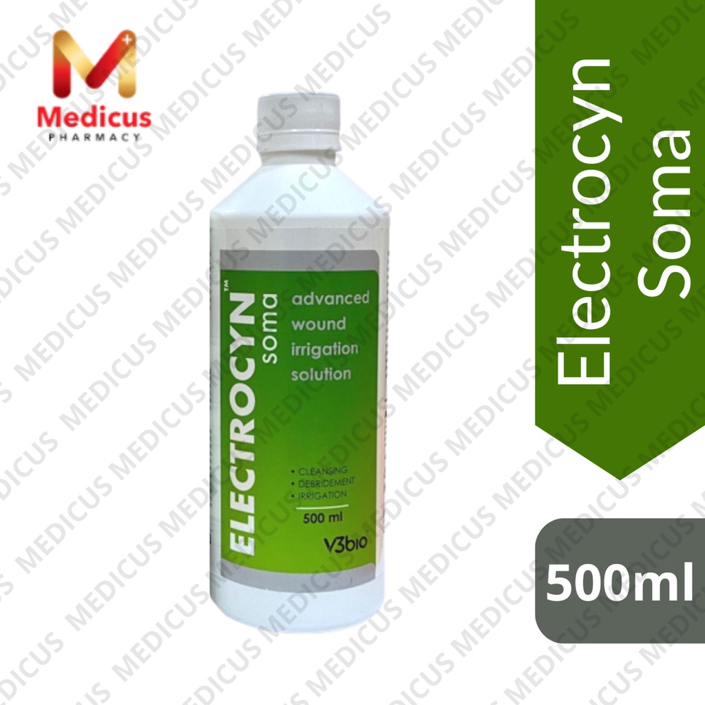 Electrocyn Soma Advance Wound Irrigation Solution 500ml (Exp: 08/2025 ...