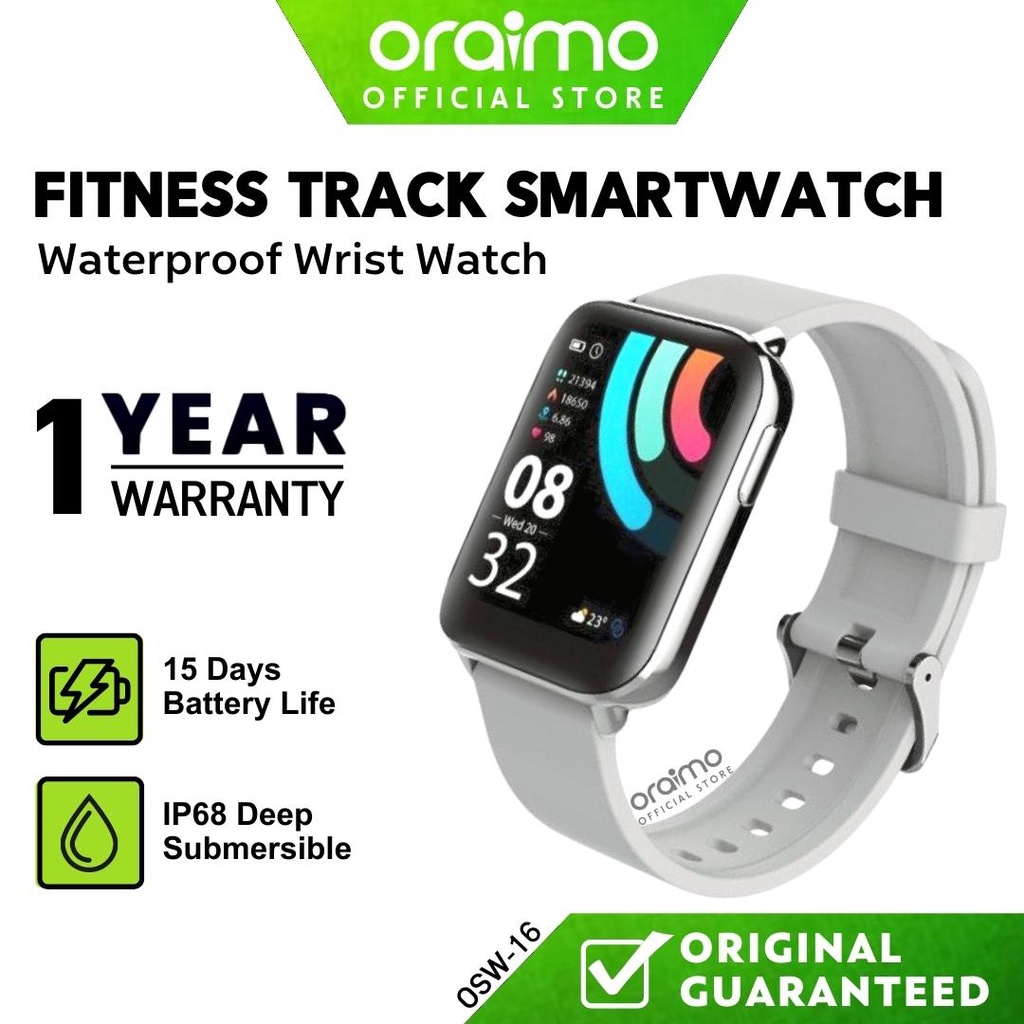 ORAIMO Smartwatch Waterproof IP68 Smartwatch Bluetooth OSW-16 Jam ...