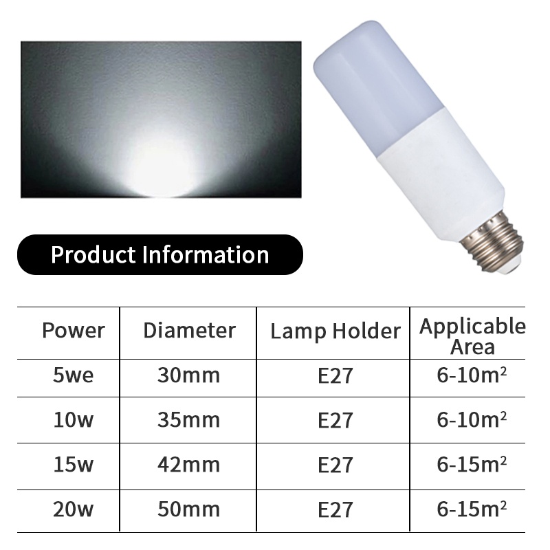 LED Stick Bulb E27 5W/10W/15W/20W High Quality Mentol Light Bulb 节能灯泡 Mentol Stick Led Lamp ...