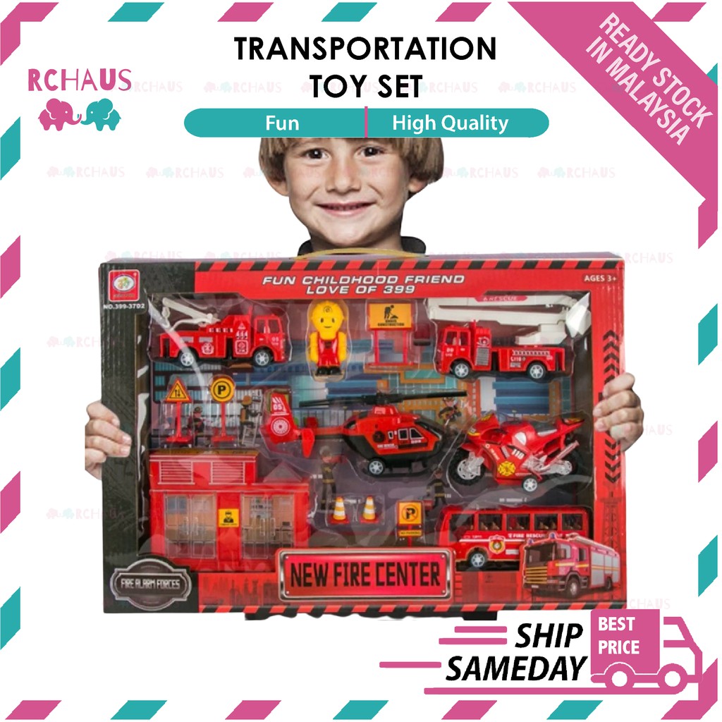 Transportation Toy Set | Construction Ambulance Police Army Soldier ...