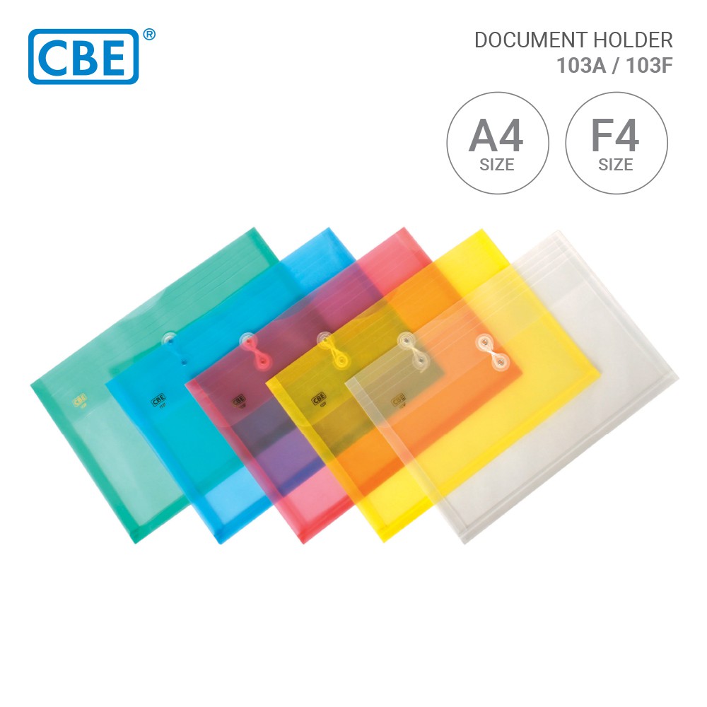 CBE A4/F4 Document Holder | Random Colours | 103A/103F | Shopee Malaysia