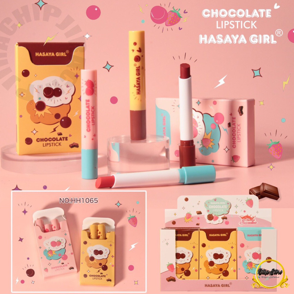 HH1065 HASAYA GIRL Lip Gloss 1 Box Contains 4 Bars Beautiful Color ...