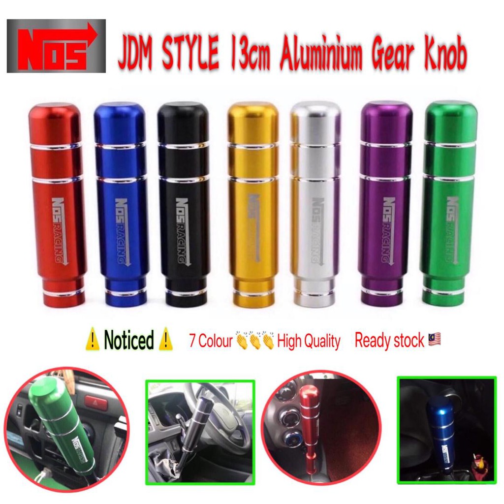 JDM NOS RACING COLORFUL Aluminum Gear Shift Knob Shifter Lever Head ...