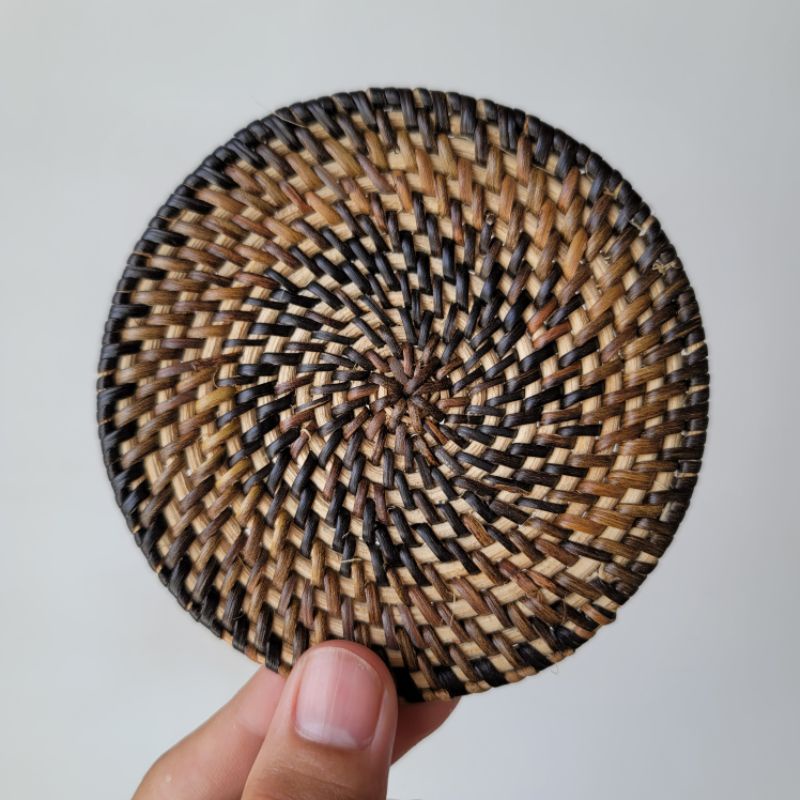 Native Rattan Nito Coaster 4 inch | Shopee Malaysia