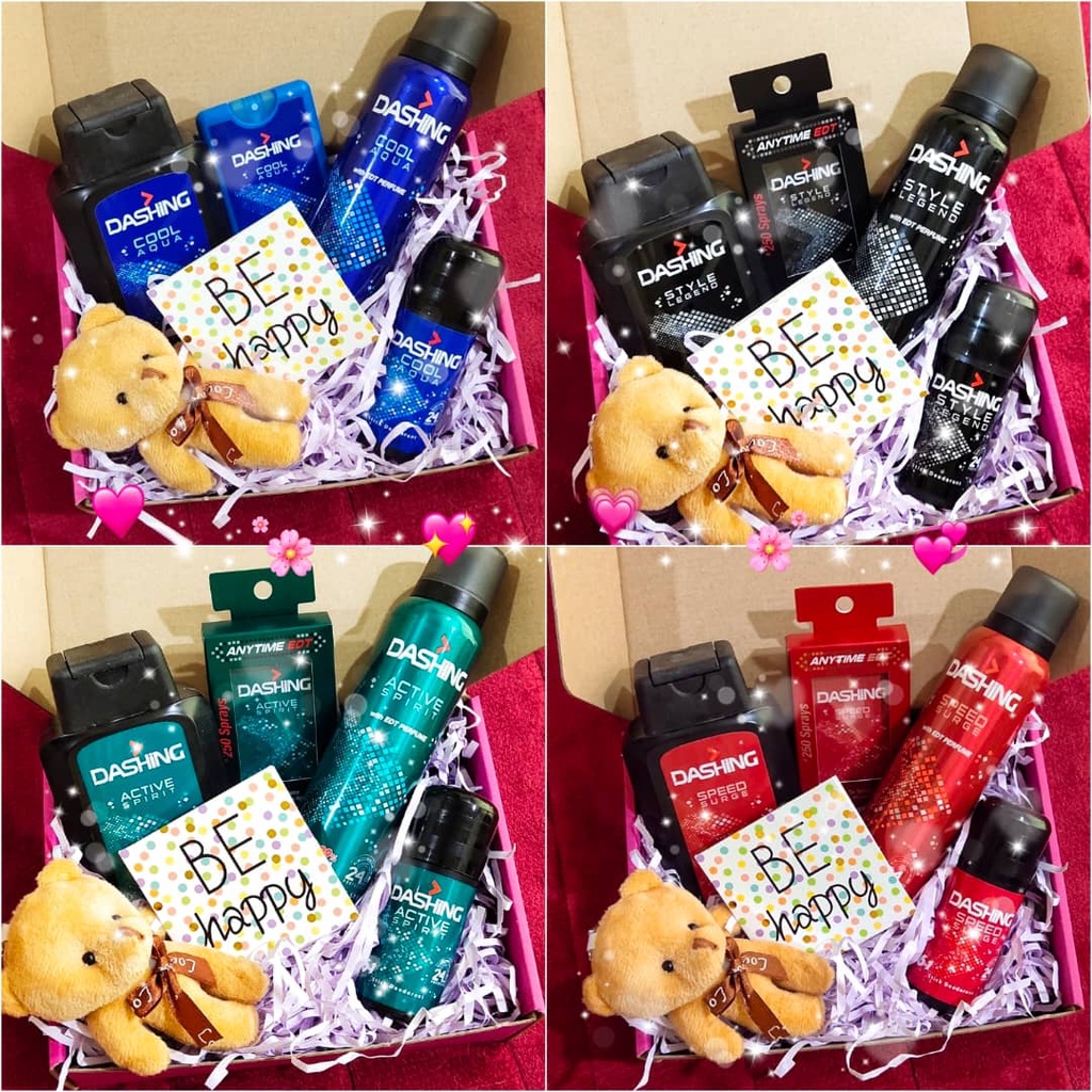 Dashing Gift Set Value Pack (4in1) With Bear , Gift Card , Shredded ...