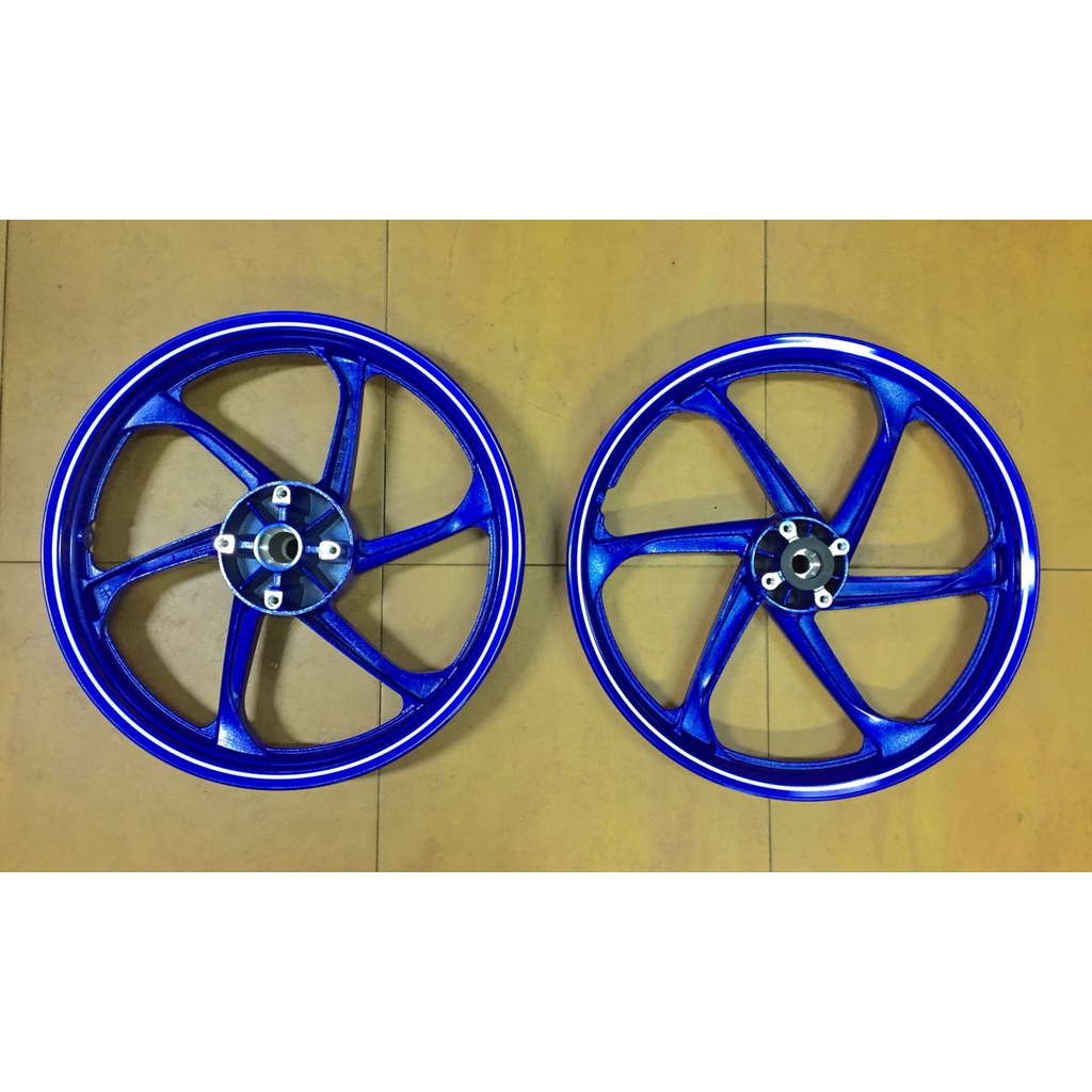 Yamaha Y125ZR Sport Rim 100% Original HLY Geniune Parts (Blue) | Shopee ...