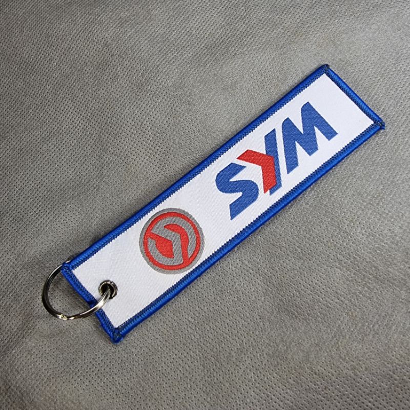 LIMITED STOCK 😎 Motorsport Motorcycle brand Woven Fabric Keychains Key ...