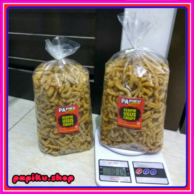 1 KG Chicken Intestine Chips Crispy Flour Premium Halal Savory Kriuk ...