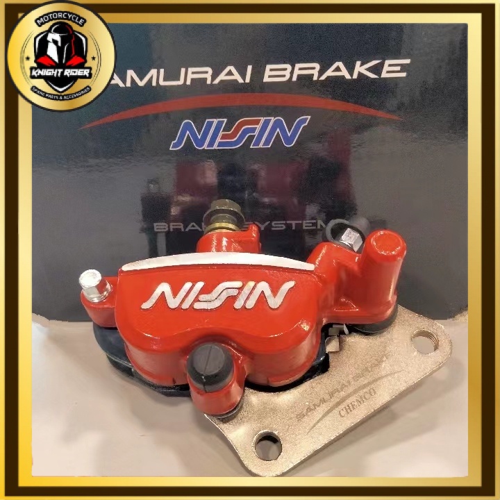 SAMURAI CALIPER NISSIN UNIVERSAL RED BRAKE CALIPER ALL MODEL NISIN ...