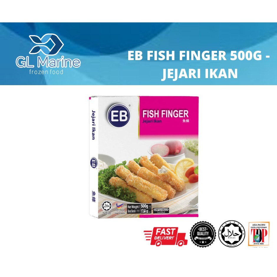 [KLANG VALLEY ONLY] EB FISH FINGER 500G - JEJARI IKAN | Shopee Malaysia
