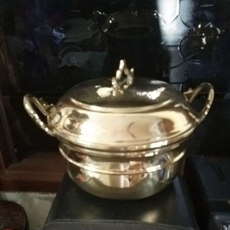 Traditional brass pot periuk tembaga bertudung | Shopee Malaysia