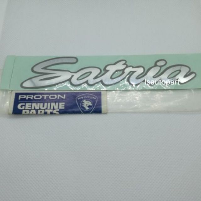 ORIGINAL PROTON SATRIA ORIGINAL STICKER DECAL | Shopee Malaysia