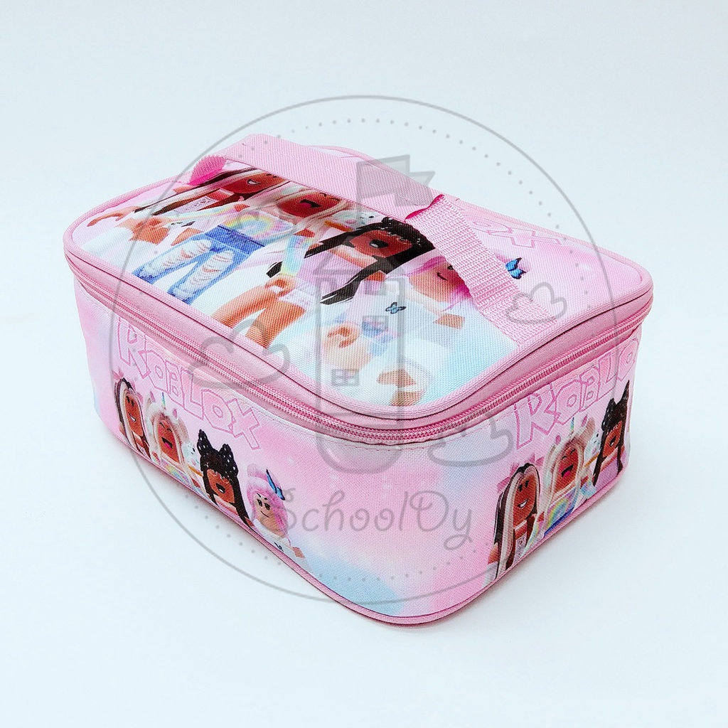 iSchoolDy Kuromi Unicorn Ultraman Roblox Kids Lunch Box Bag | Shopee ...