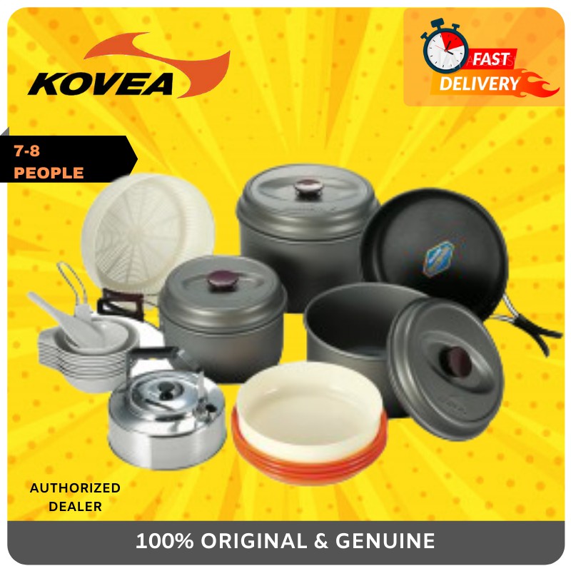 🔥100% ORIGINAL🔥KOVEA HARD 78 COOKWARE OUTDOOR CAMPING | Shopee Malaysia