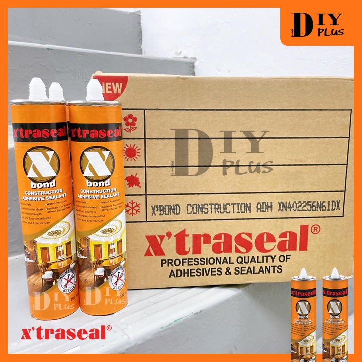 DIYPLUS🔥XTRASEAL Xbond Construction Adhesive Sealant 320gm /High ...
