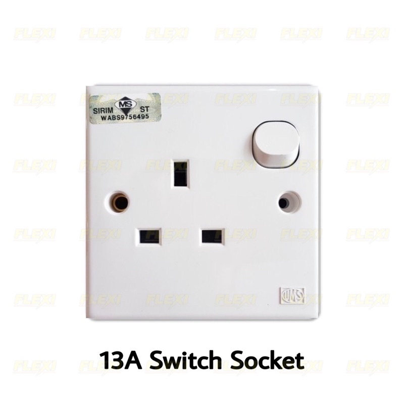 Lemax Single Switch Socket Outlet 1 Way / 1 Gang | 2 Gang | 3 Gang | 4 ...