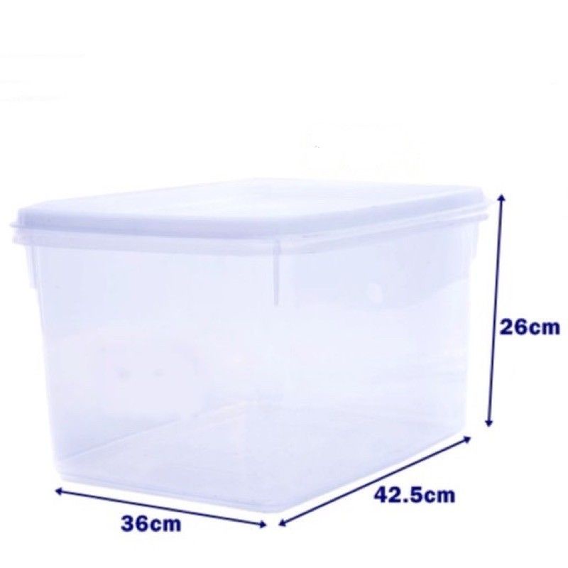 BESTWARE 30L Plastic Container Bekas Plastik Freezer Box Food Storage ...