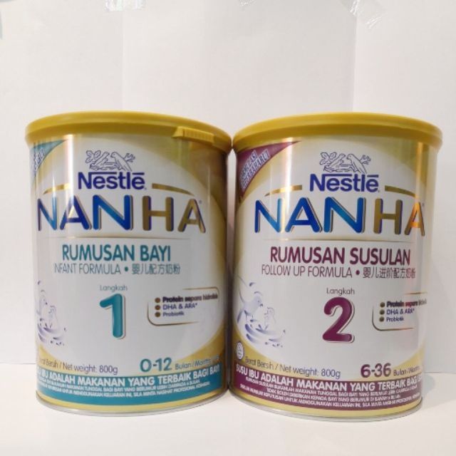 Nestle NAN HA Step 1/Step 2 800g | Shopee Malaysia